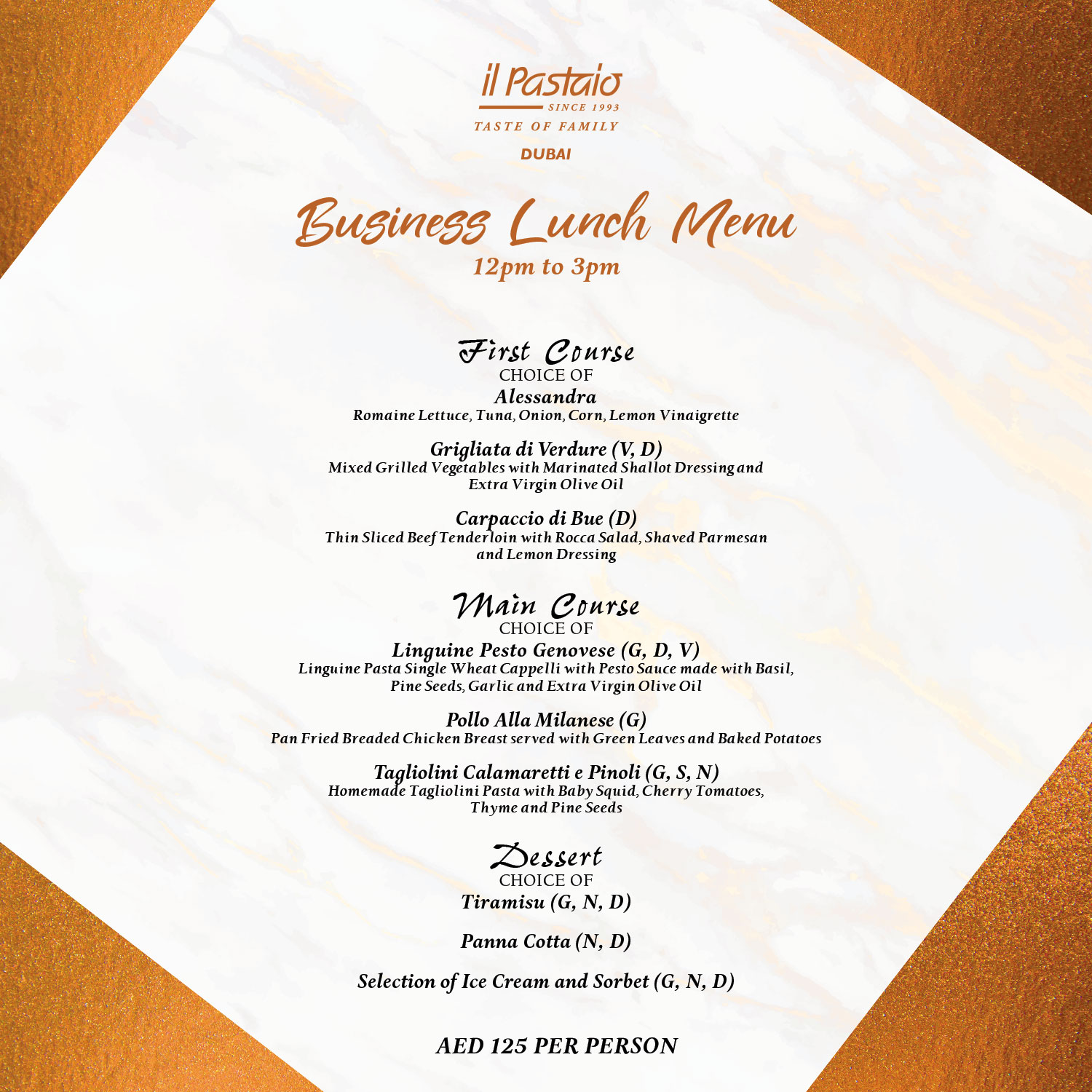 Il Pastaio Restaurant Dubai